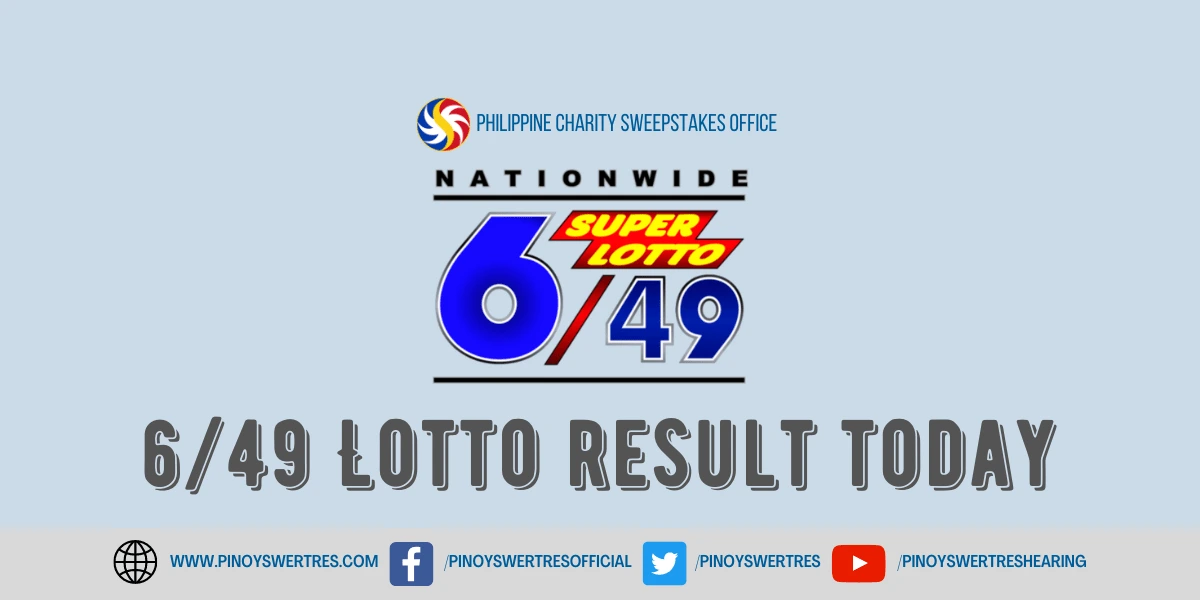 6/49 LOTTO RESULT February 22, 2026